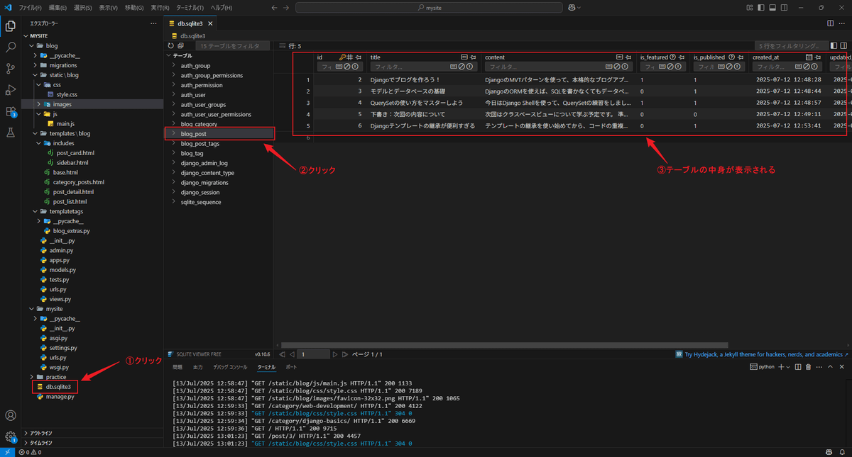 【Django Model入門】モデルでデータベースを操作する基本を完全解説 - Django 5入門チュートリアル｜実践ブログ開発で学ぶWeb開発 | Techarm Blog